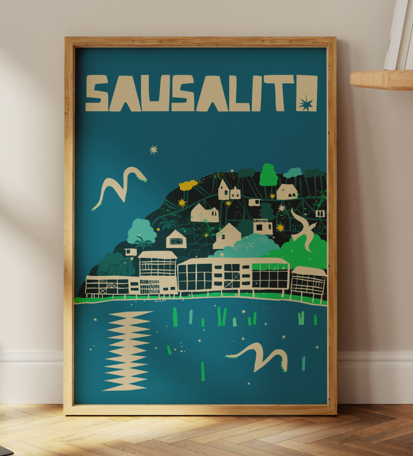 Sho Sausalito Art | Sausalito Illustration | Yes, Sea Studio