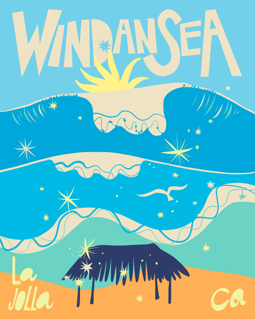Shop La Jolla Art Print | Windansea Art Print | Yes, Sea Studio"